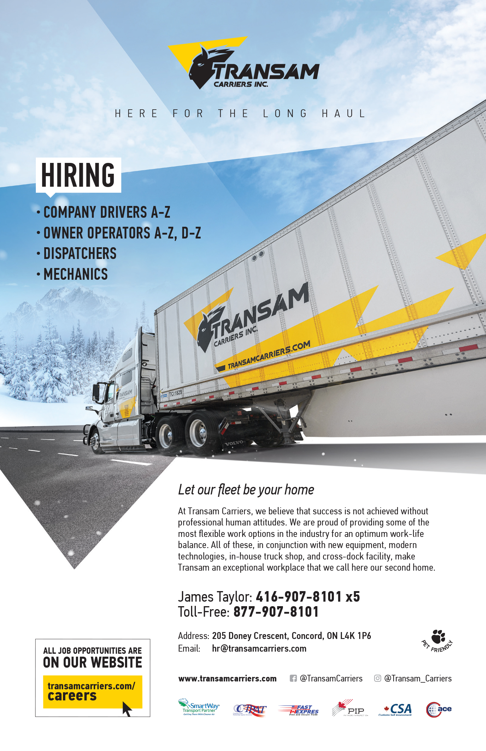 Transam Carriers - Over The RoadOver The Road