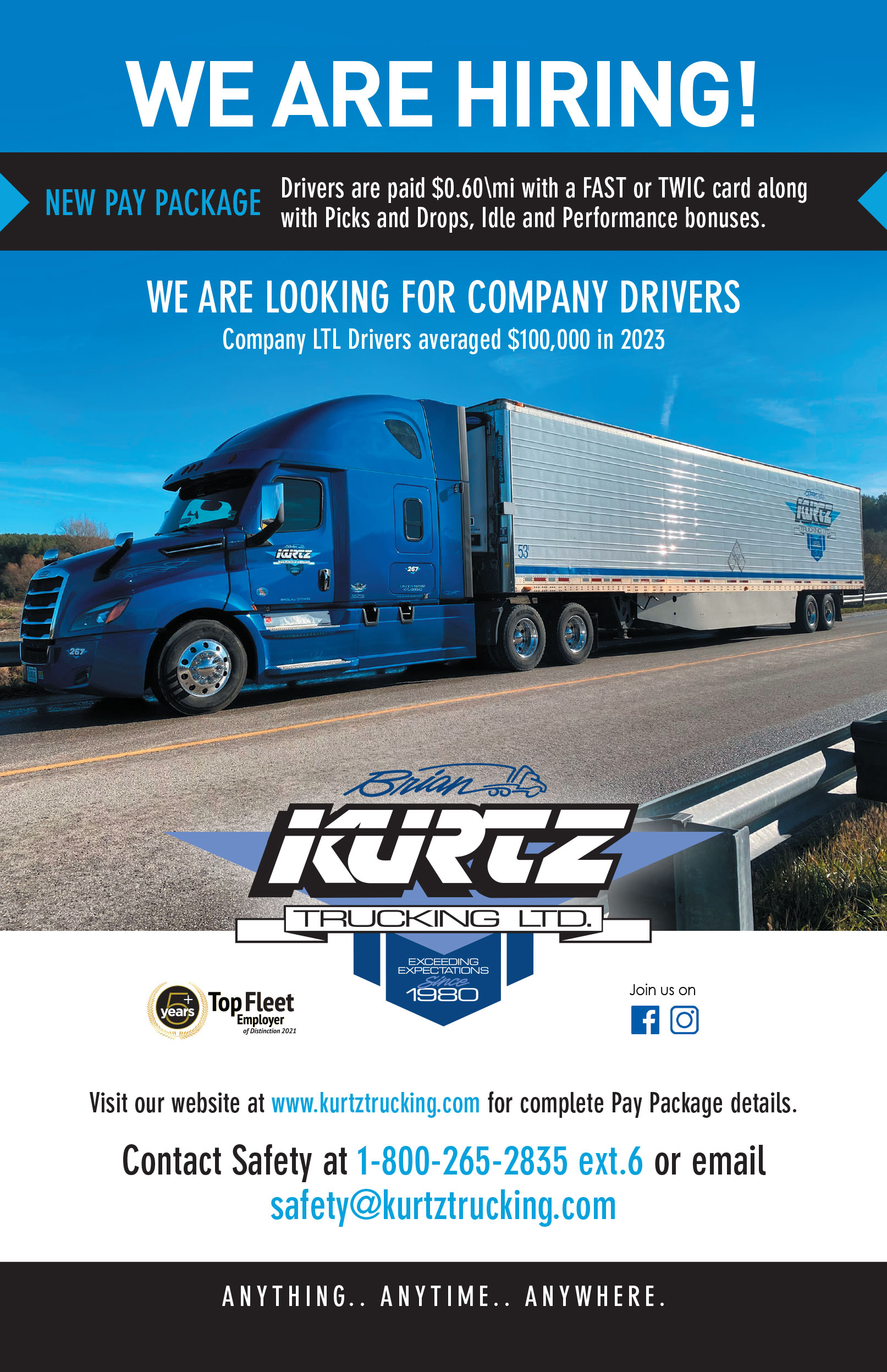 Brian Kurtz Trucking - Over The RoadOver The Road